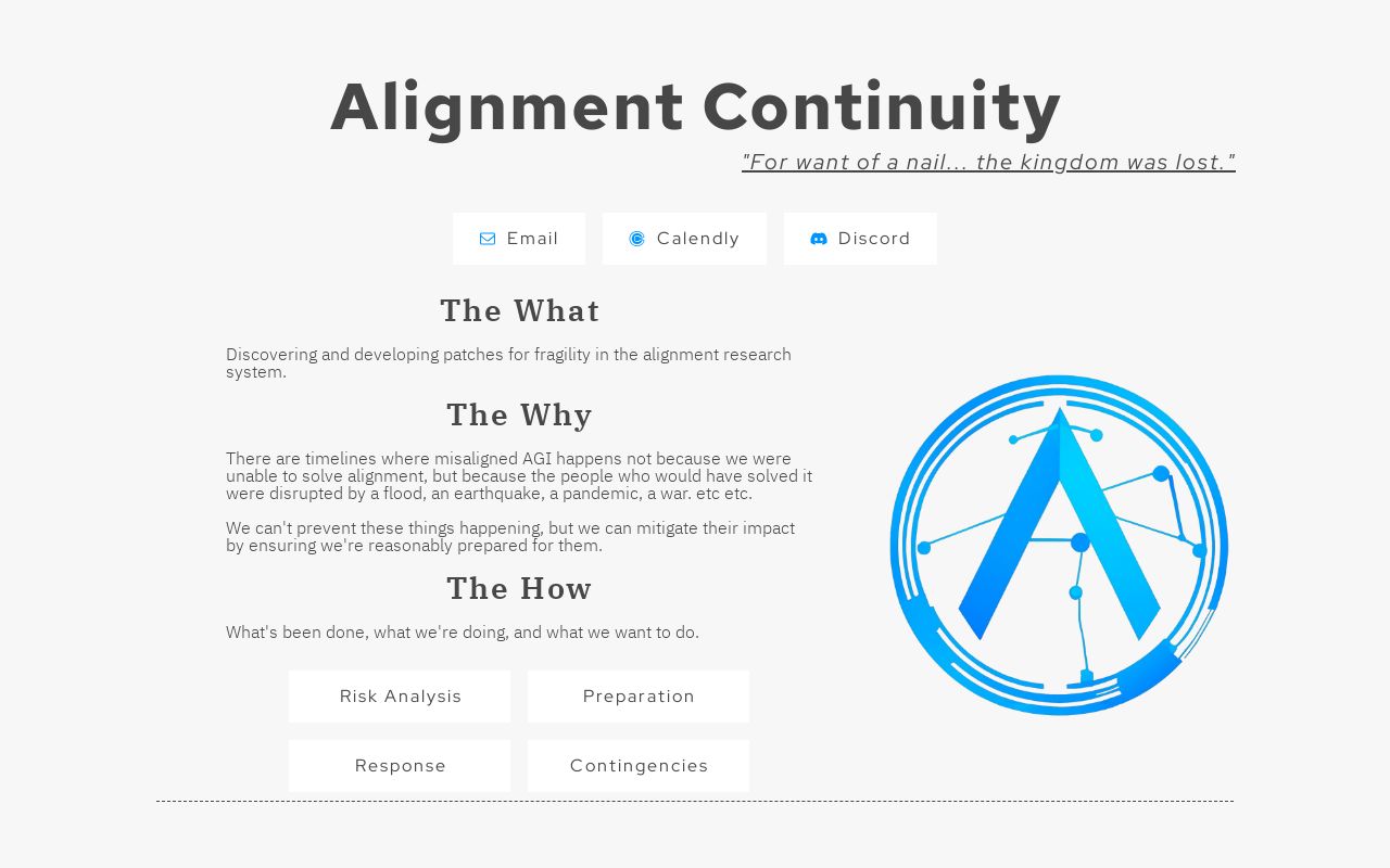 Alignment Continuity